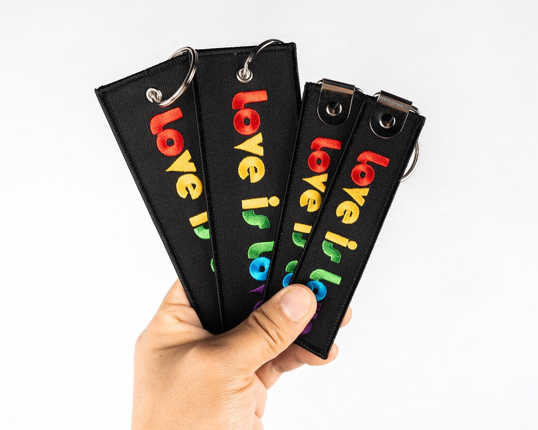 Custom Car Keychains, Embroidery Keychains, Black Key Tags, Sports Team ...