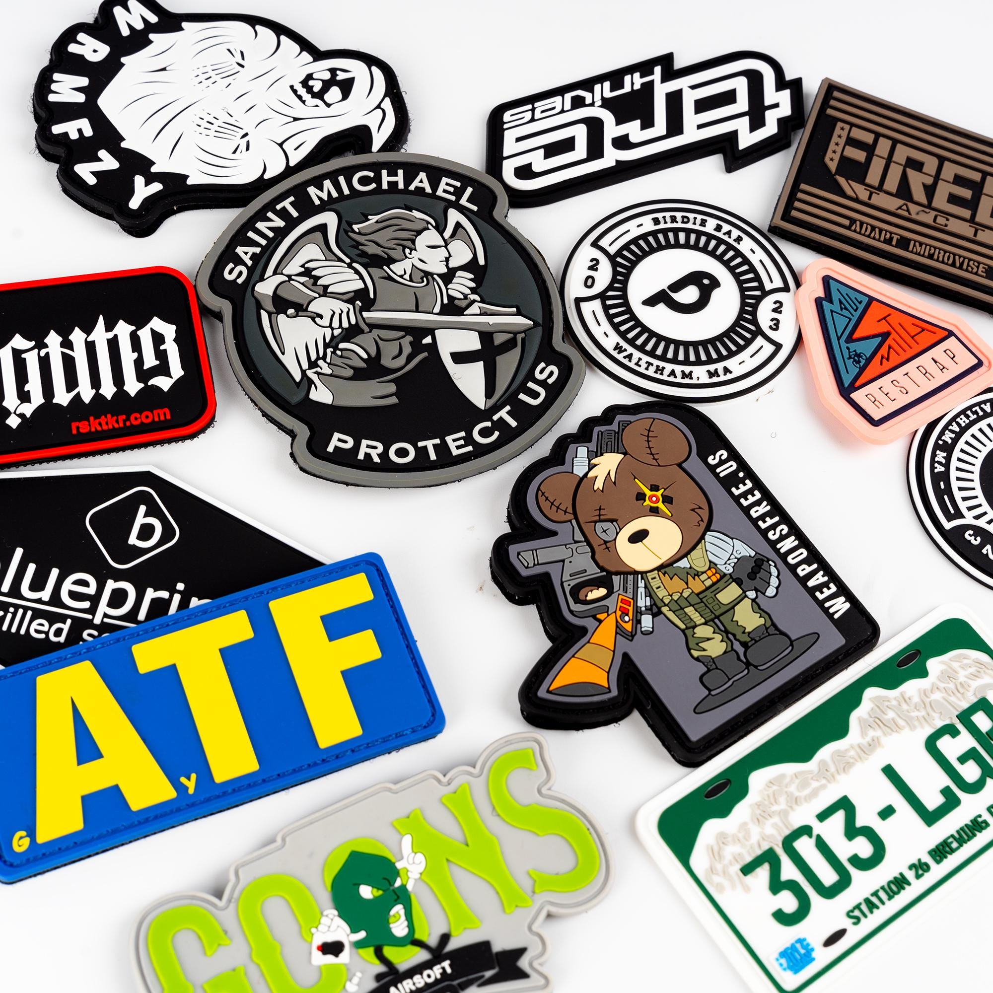 Custom 2D/3D Rubber Patch With Logo, PVC Badges, Wholesale PVC Patch ...