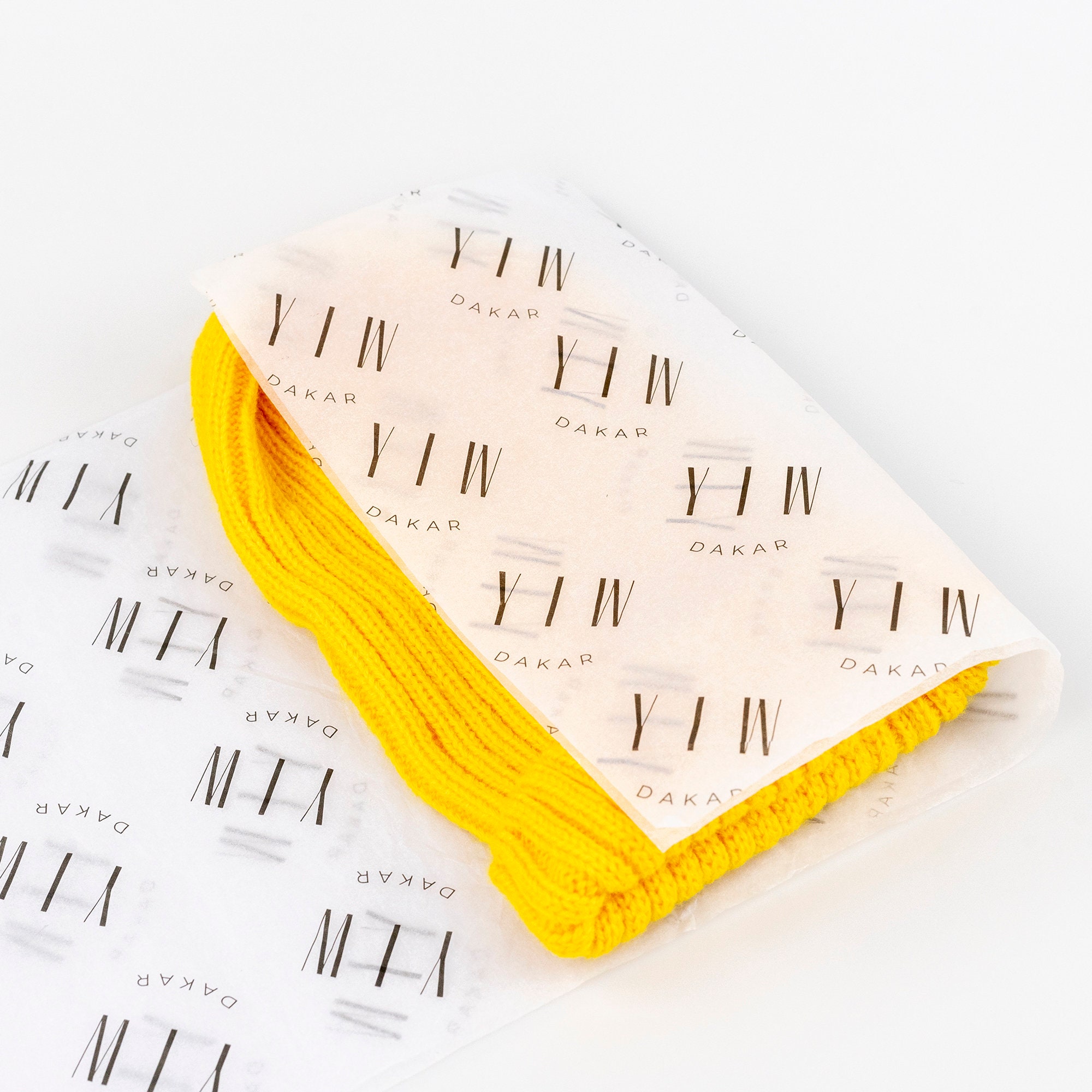 500pcs Custom Tissue Paper Sheets White Small Business Logos Holidays