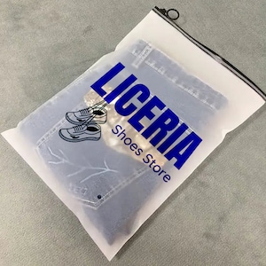 Custom High Quality Zipper Bag for Packing Clothes, Personalized Zipper ...