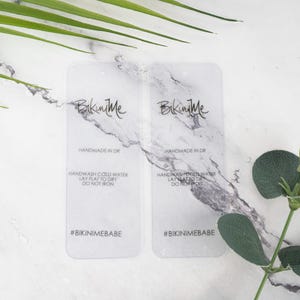 Custom PVC Hang Tags, Multiple Sizes Swing Tags With Rounded Corners ...
