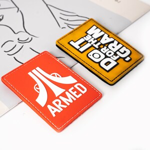 3D PVC Rubber Patch, Morale Patch, Custom Rubber Patch, Iron on Patch ...