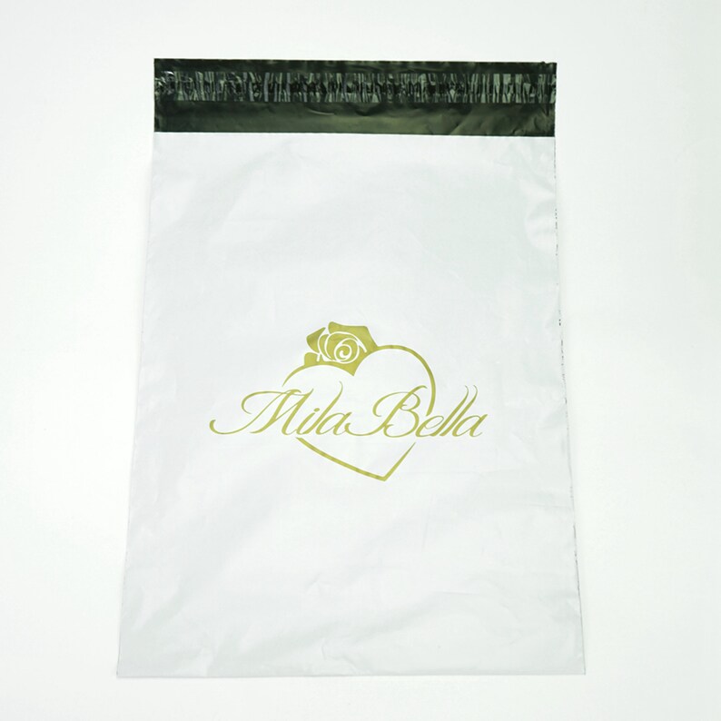 300pcs Custom 11"x17" Poly Mailers, Gift Shipping Bags, Custom Logo ...