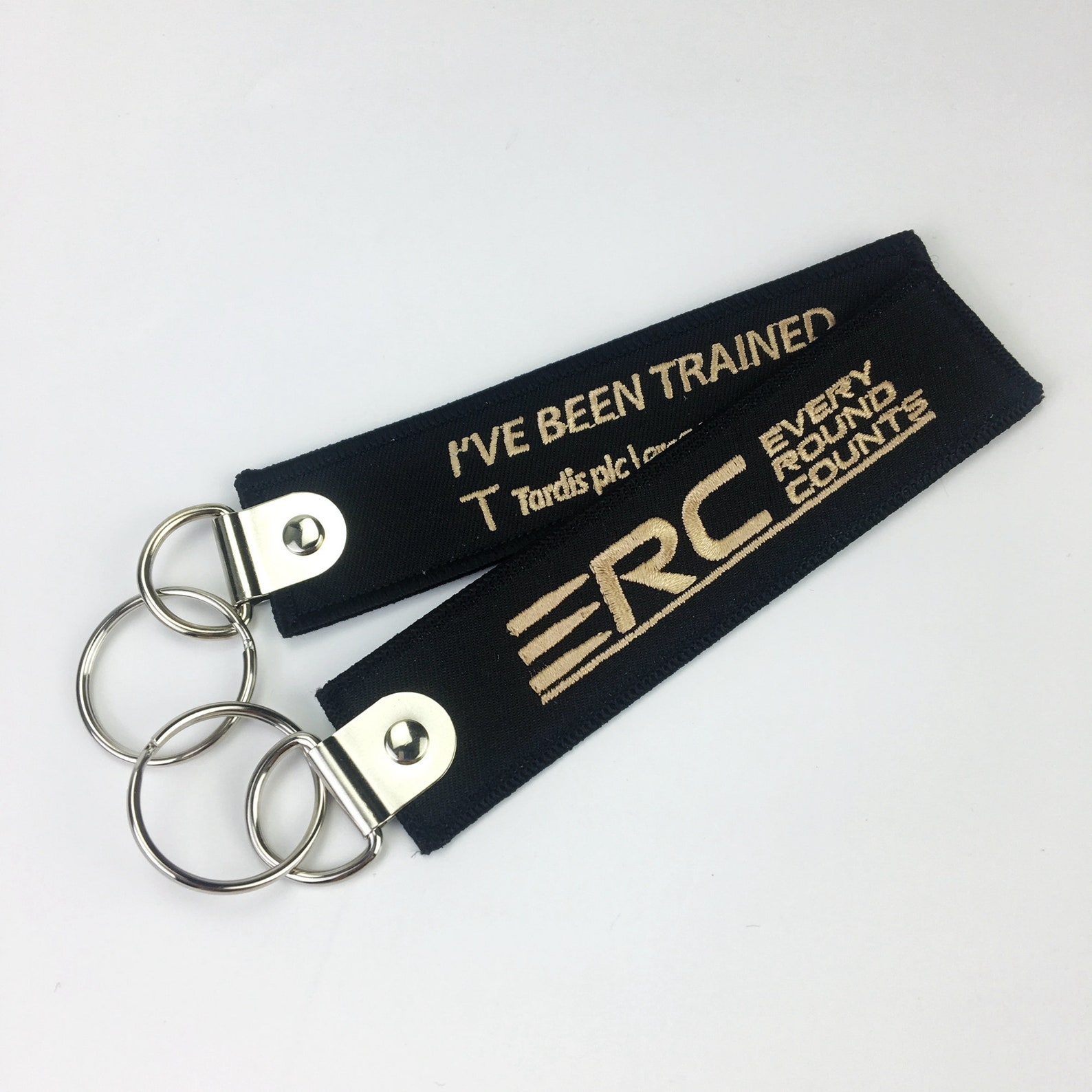 50 Flight Keytag Keychain Keyring Embroidered Keychain - Etsy