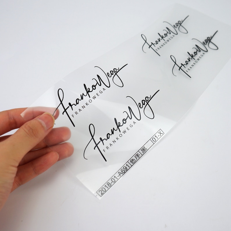 250pcs Heat Transfer Label, Tagless Heat Transfer Labels, Heat Applied ...