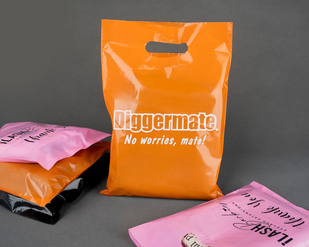 Custom Plastic Shopping Bag，custom Boutique Bag, High Quality Clothes ...