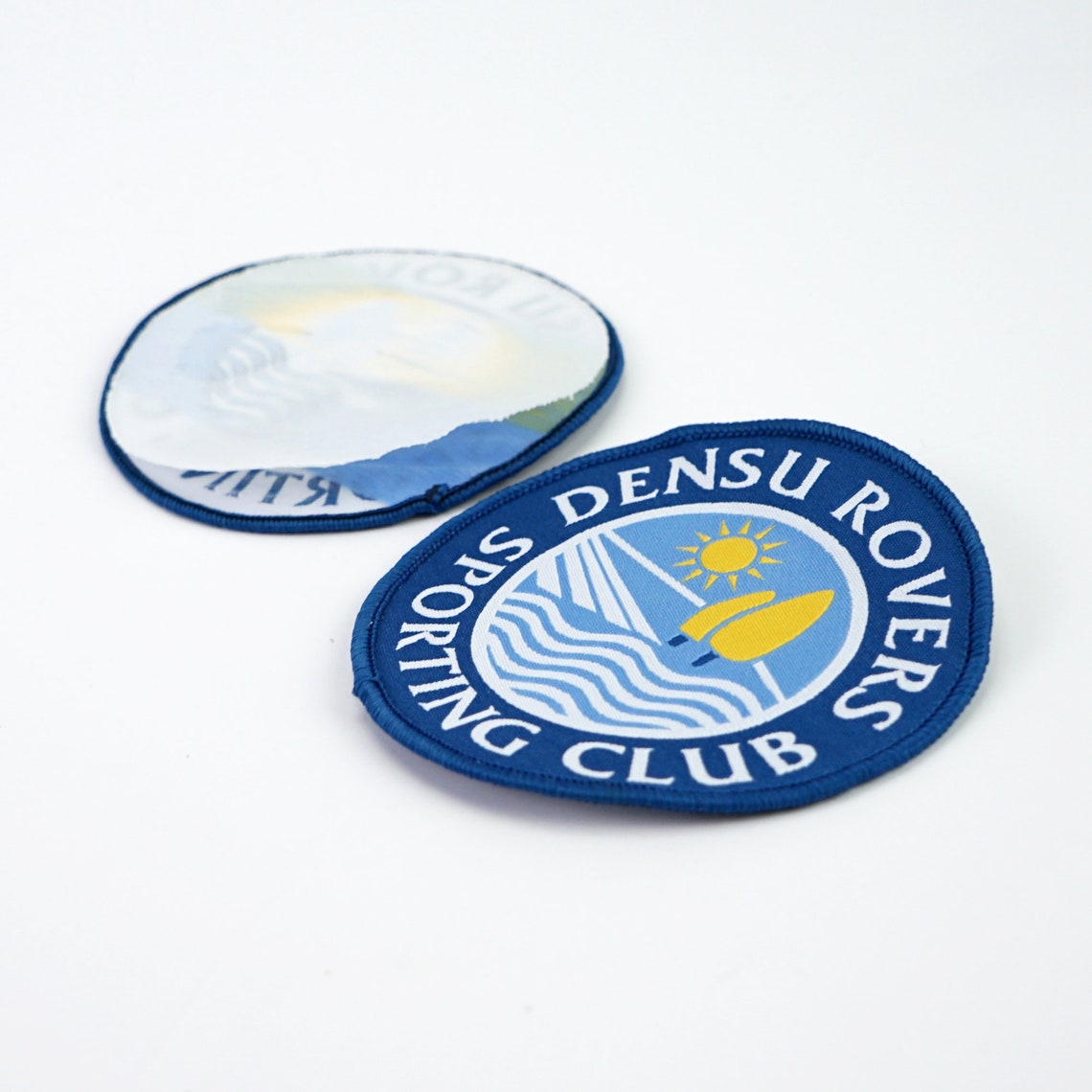 50pcs Custome hook and loop backing patches Custom woven | Etsy