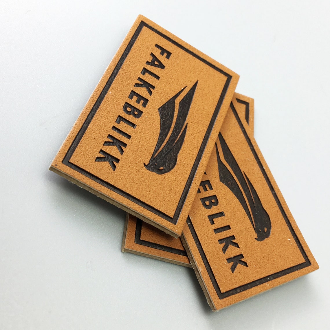 100 Pu Patch Leather Jacket Pu Label Pu Patches Leather | Etsy