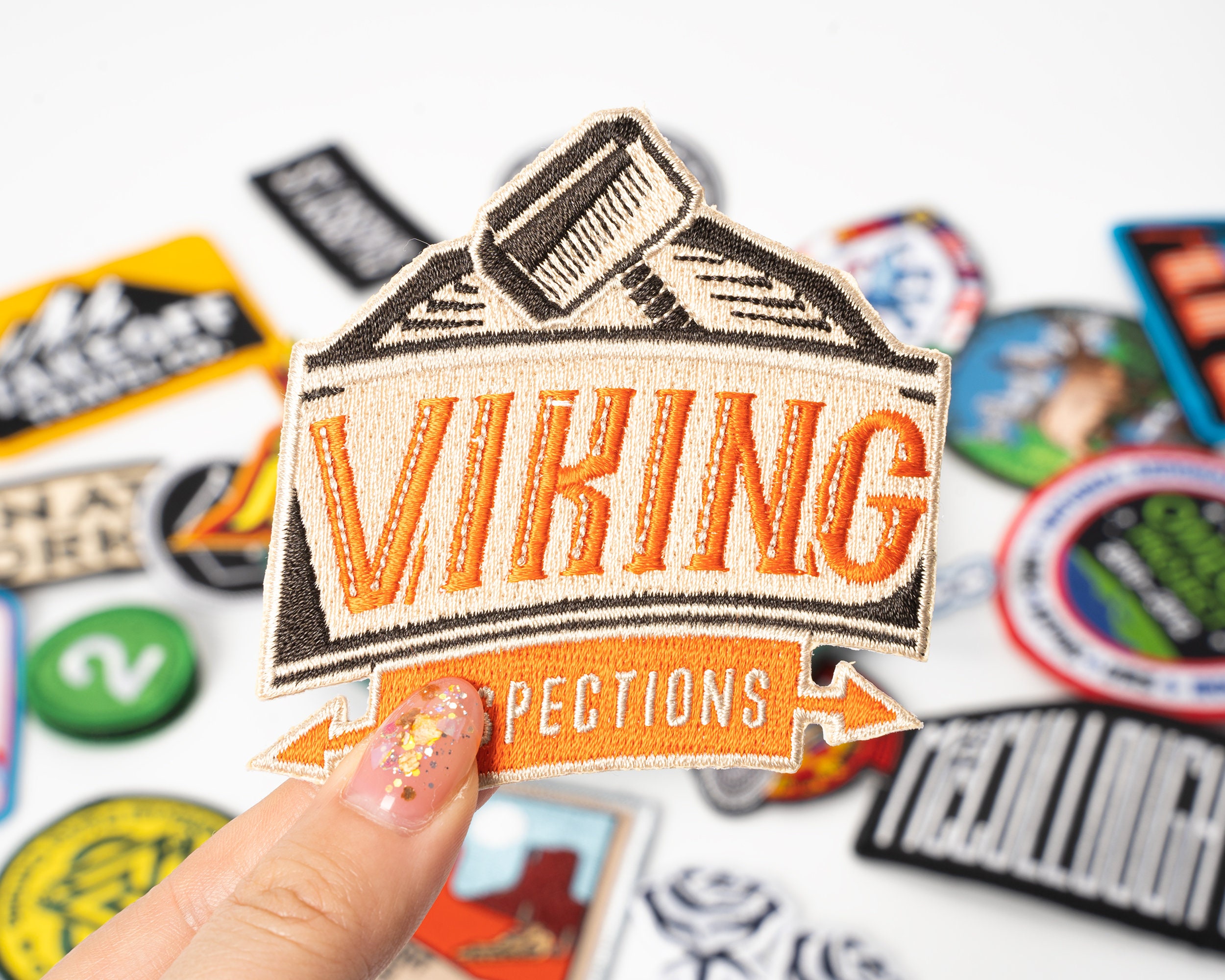 Embroidery Patches, Iron-on Patches, Various Models Fabric Iron-on ...