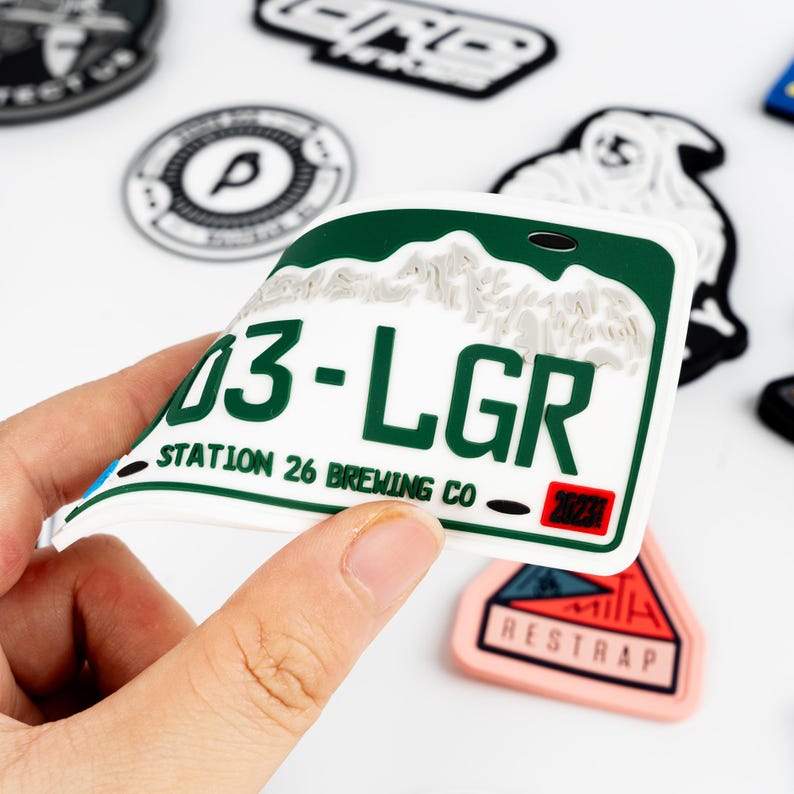 Custom 2D/3D Rubber Patch With Logo, PVC Badges, Wholesale PVC Patch ...