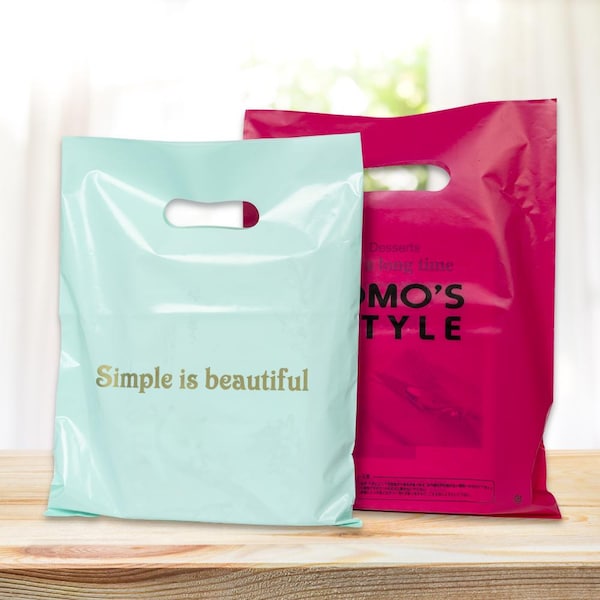 Plastic Die Cut Bags - Etsy