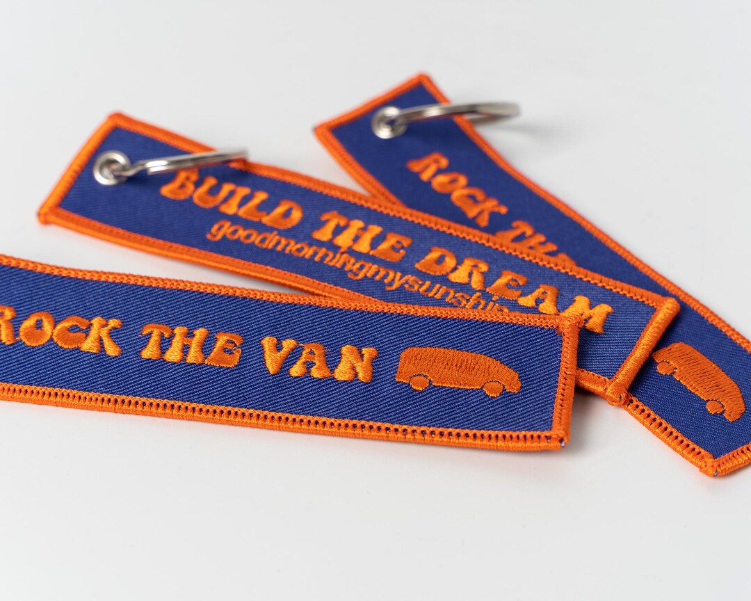 Personalized Keyrings, Custom Embroidered Keychain, Embroidery Key Ring ...