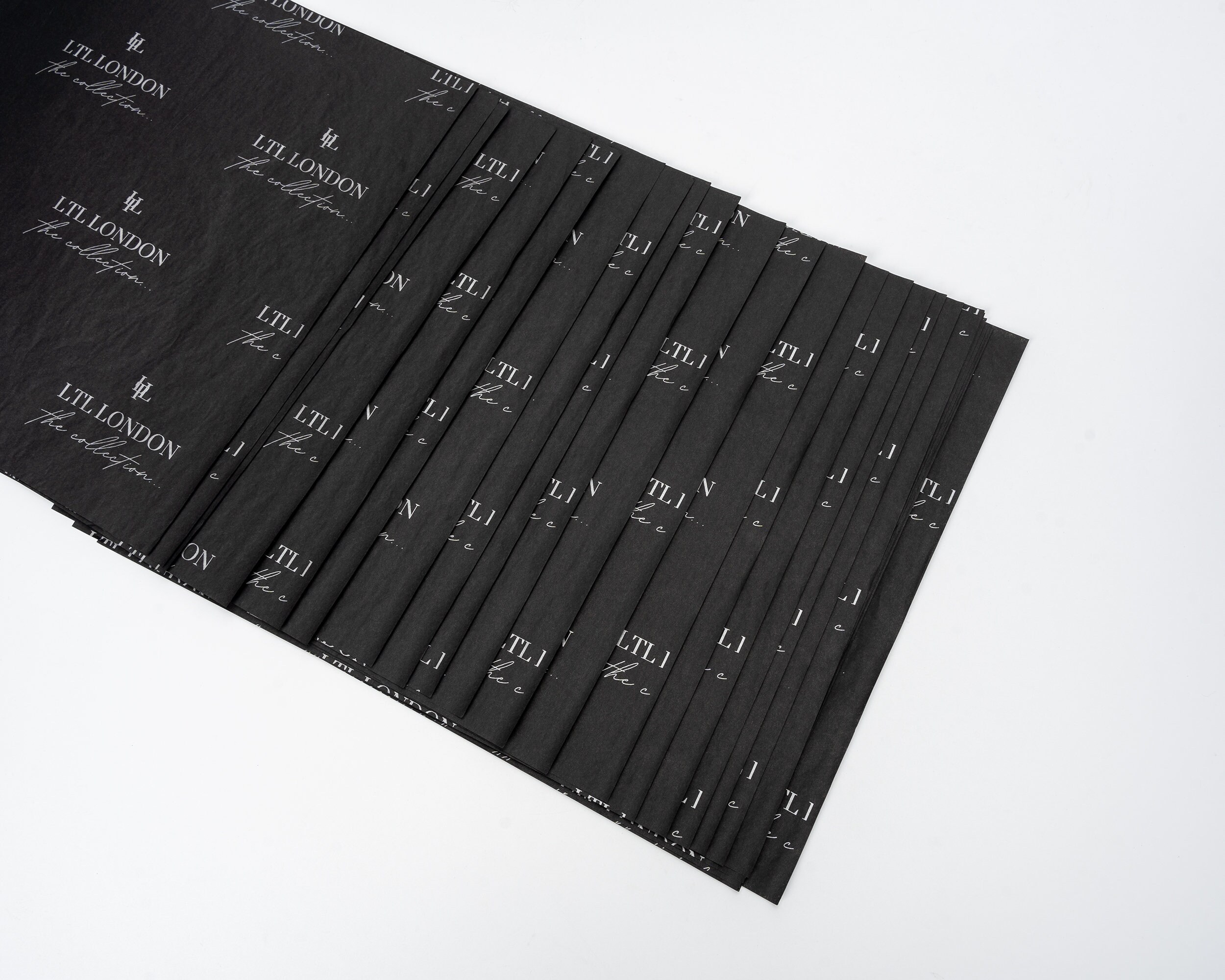 Custom Black Tissue Paper With Logo, Custom Printed Tissue Paper ...