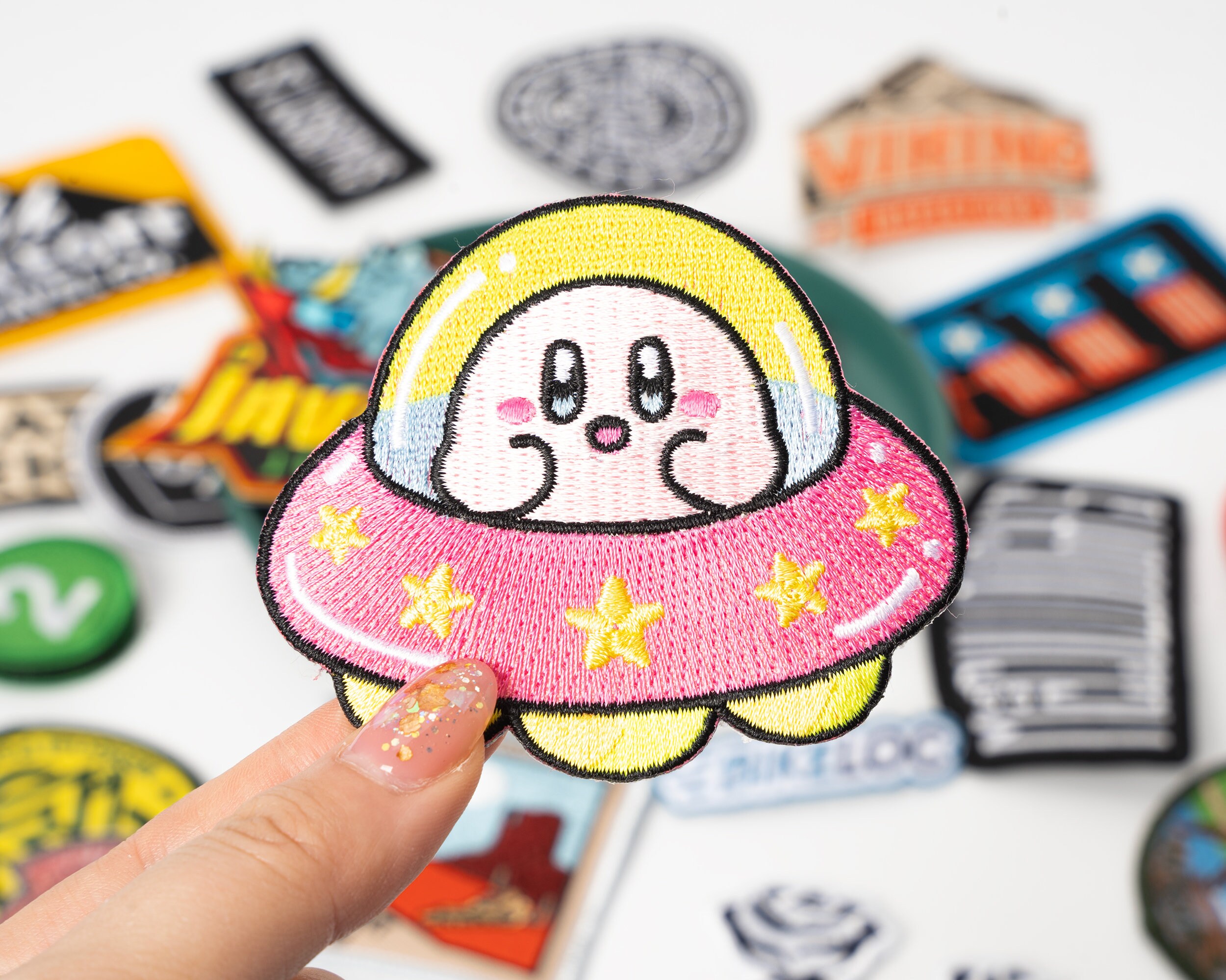 Embroidery Patches, Iron-on Patches, Various Models Fabric Iron-on ...