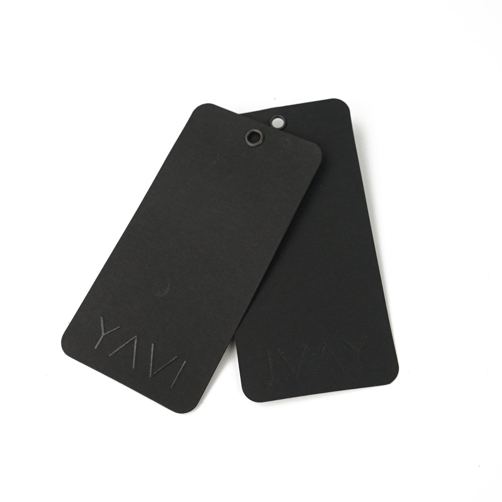 300pcs Custom Hang Tags, UV Black Clothes Hang Tags, Bag Hang Tag ...