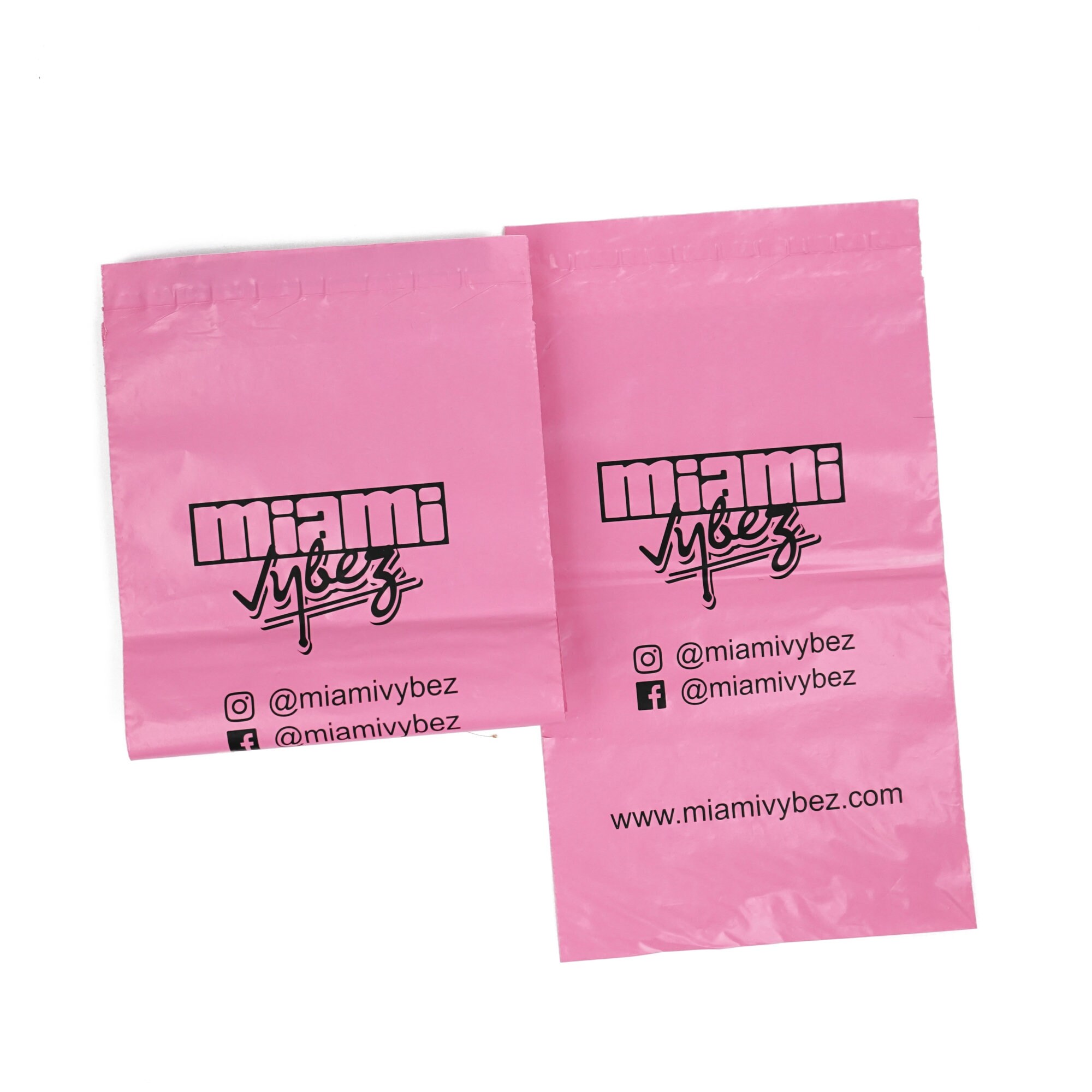 100 Custom Poly Mailers Bag, Custom Shipping Bag With One Color Logo ...