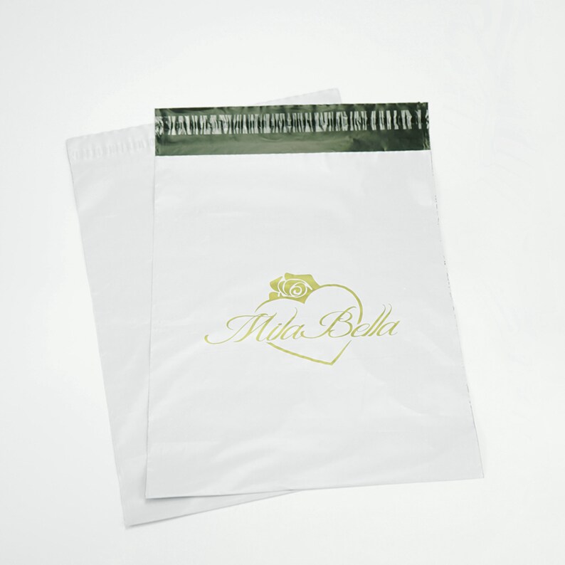 300pcs Custom 11"x17" Poly Mailers, Gift Shipping Bags, Custom Logo ...