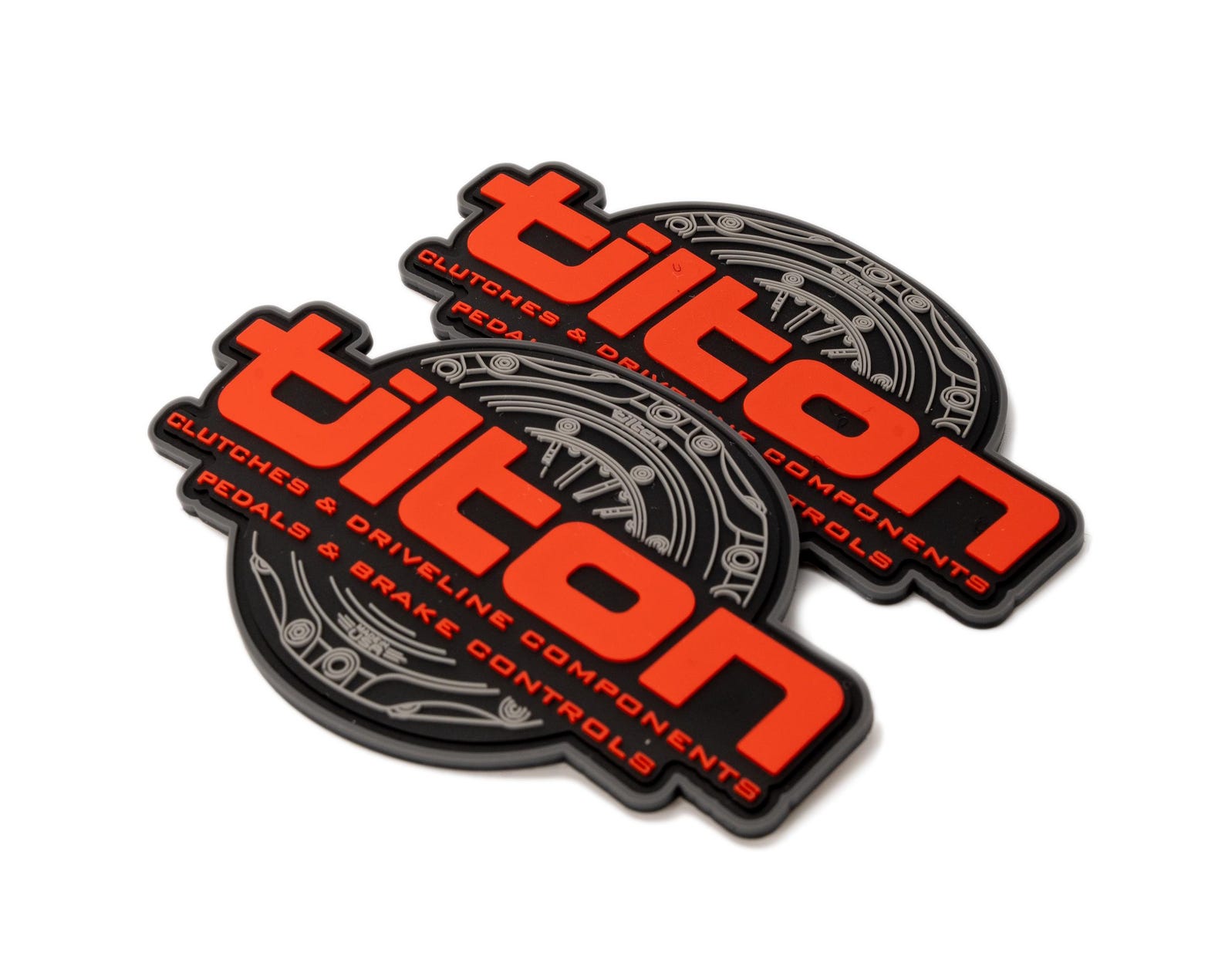 100pcs Custom PVC Rubber Patch, 3D PVC Badges, Private Logo Sew on ...