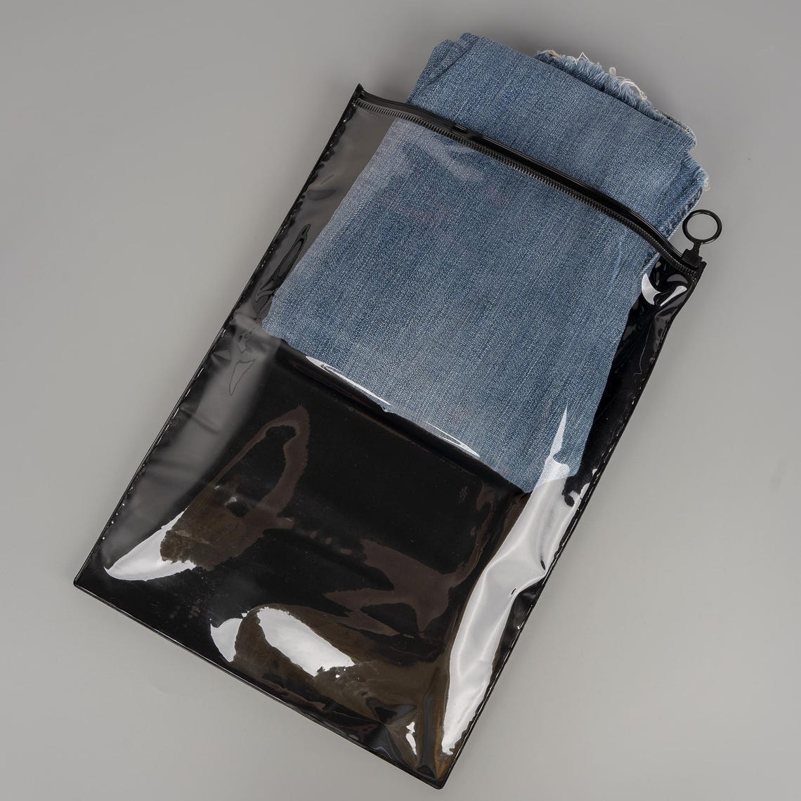 Custom Translucent Matte Black Zipper Bags – Bulk-manufactured ...