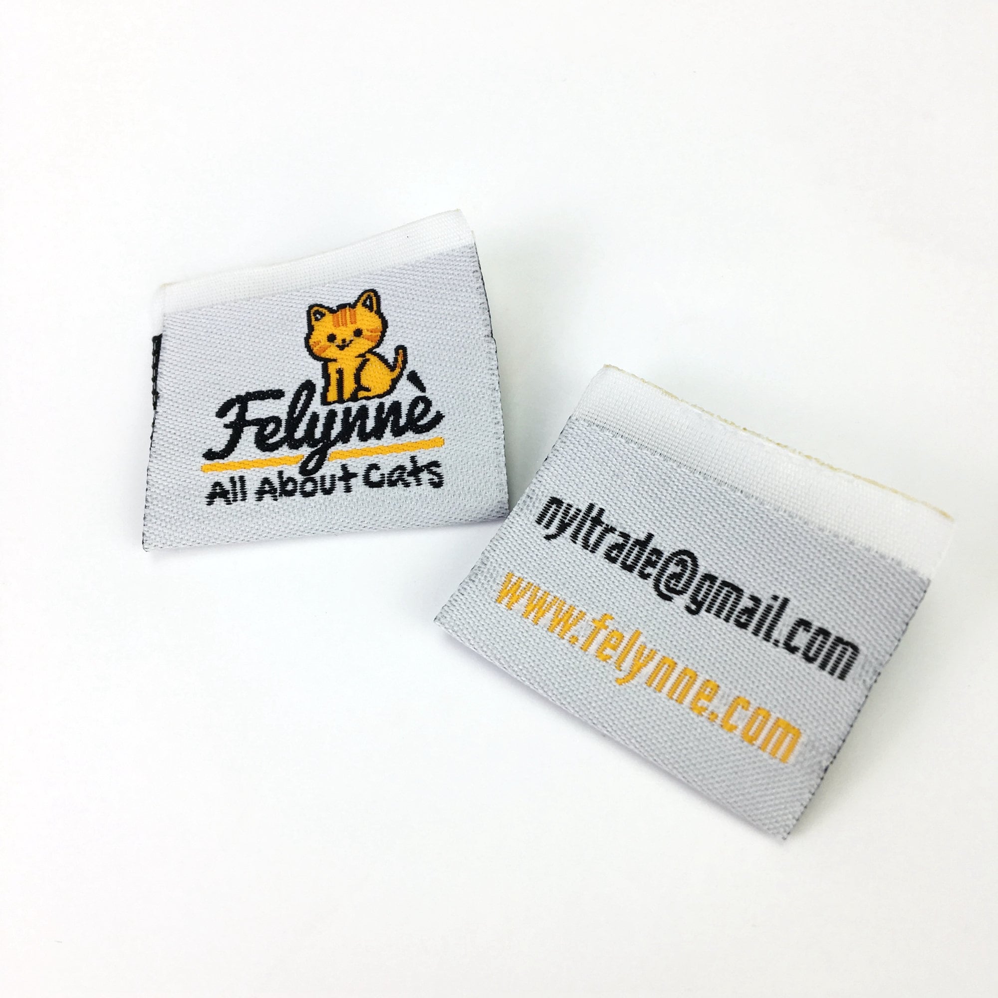 300PCS Woven Labels Custom Straight Cut Woven Tags Woven - Etsy