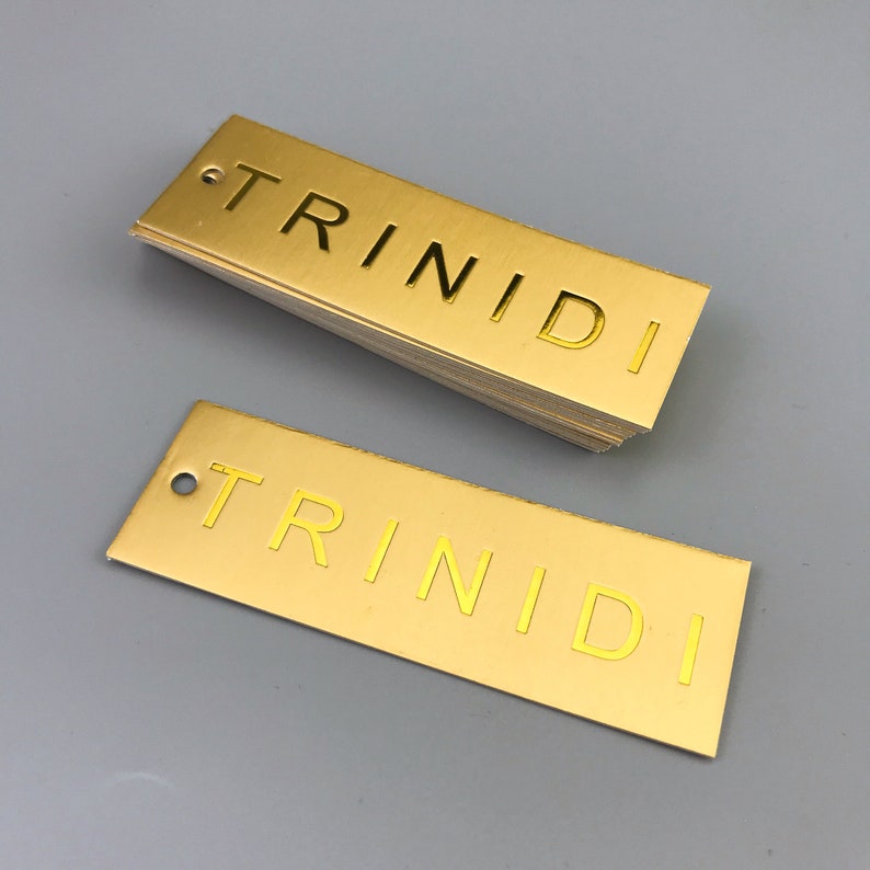 300pcs Wedding Favor Tags, Wedding Tags, Gold Foil Tags, Thank You ...