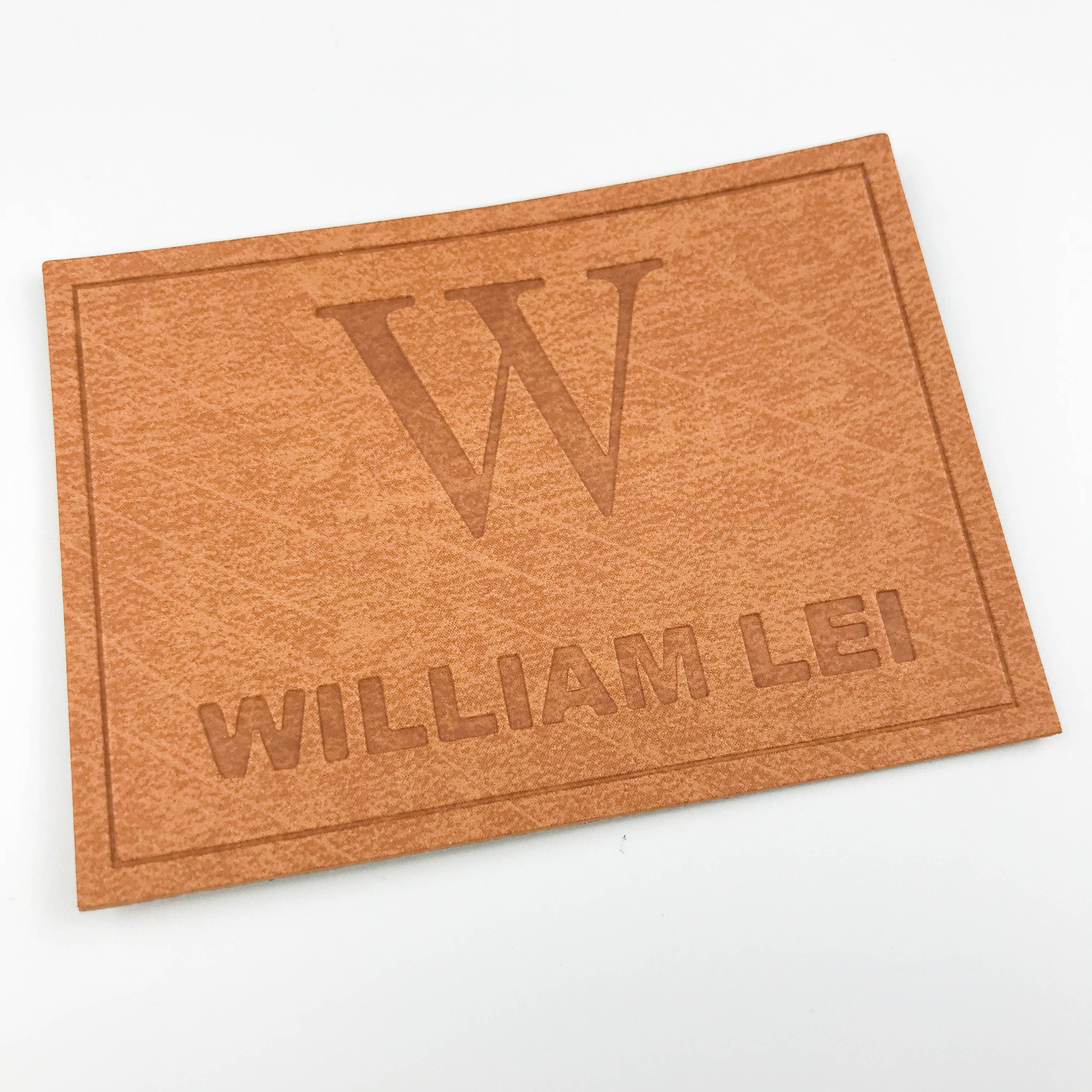 200pcs PU Custom Self-adhesive Leather Patches, Custom Leather Patches ...