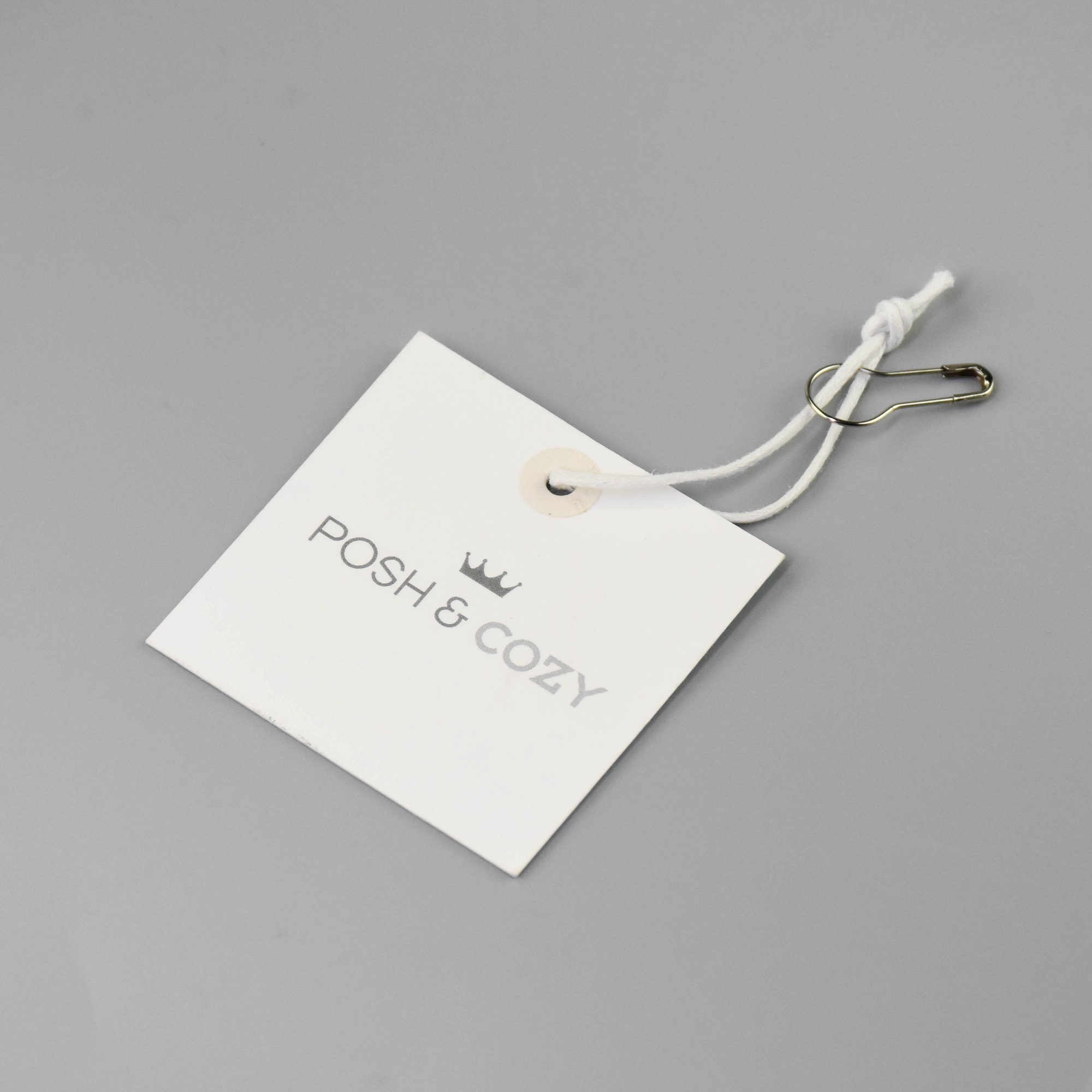 500pcs Custom Hang Tags, Printed With Your Details on Thick Card on Our ...