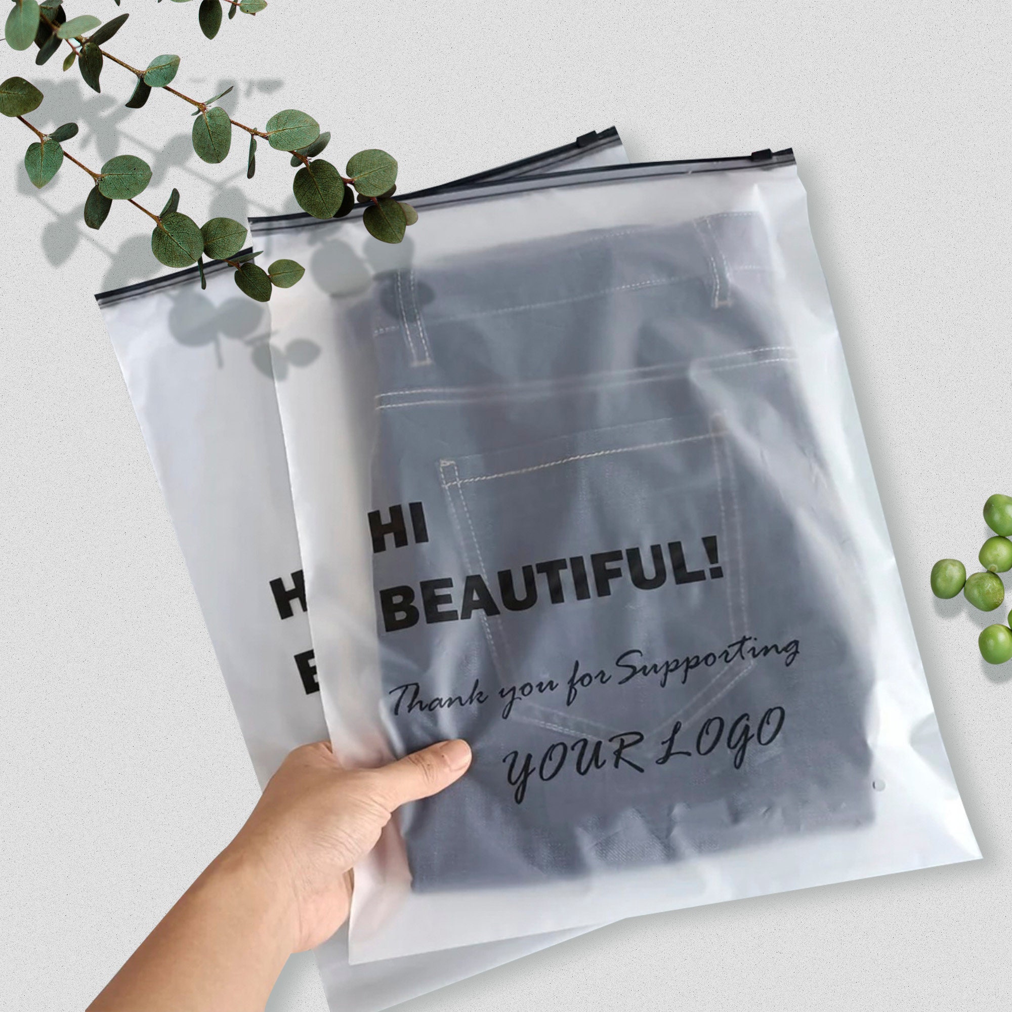 Custom High Quality Zipper Bag for Packing Clothes, Clear Ziplock Bag ...