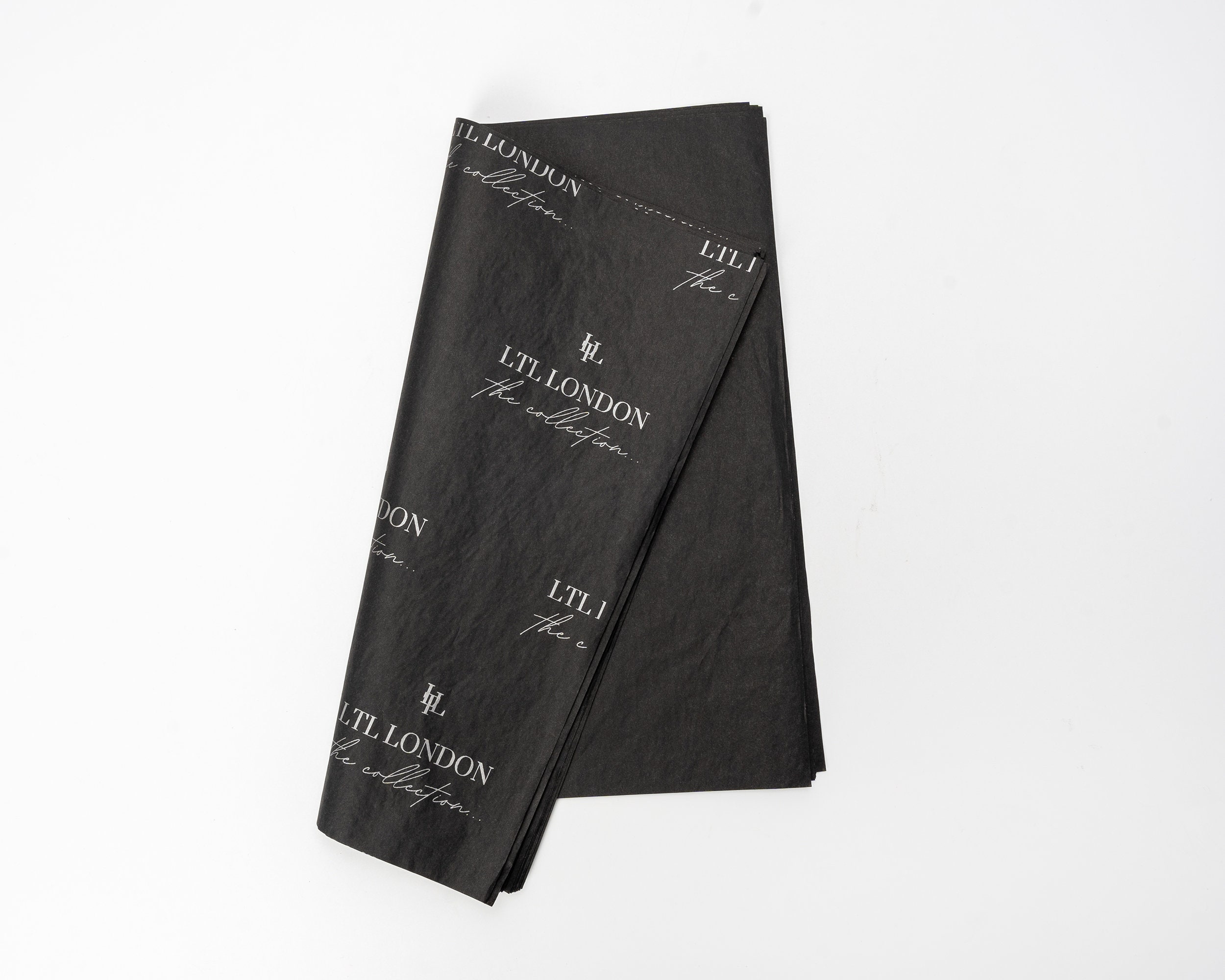 Custom Black Tissue Paper With Logo, Custom Printed Tissue Paper ...
