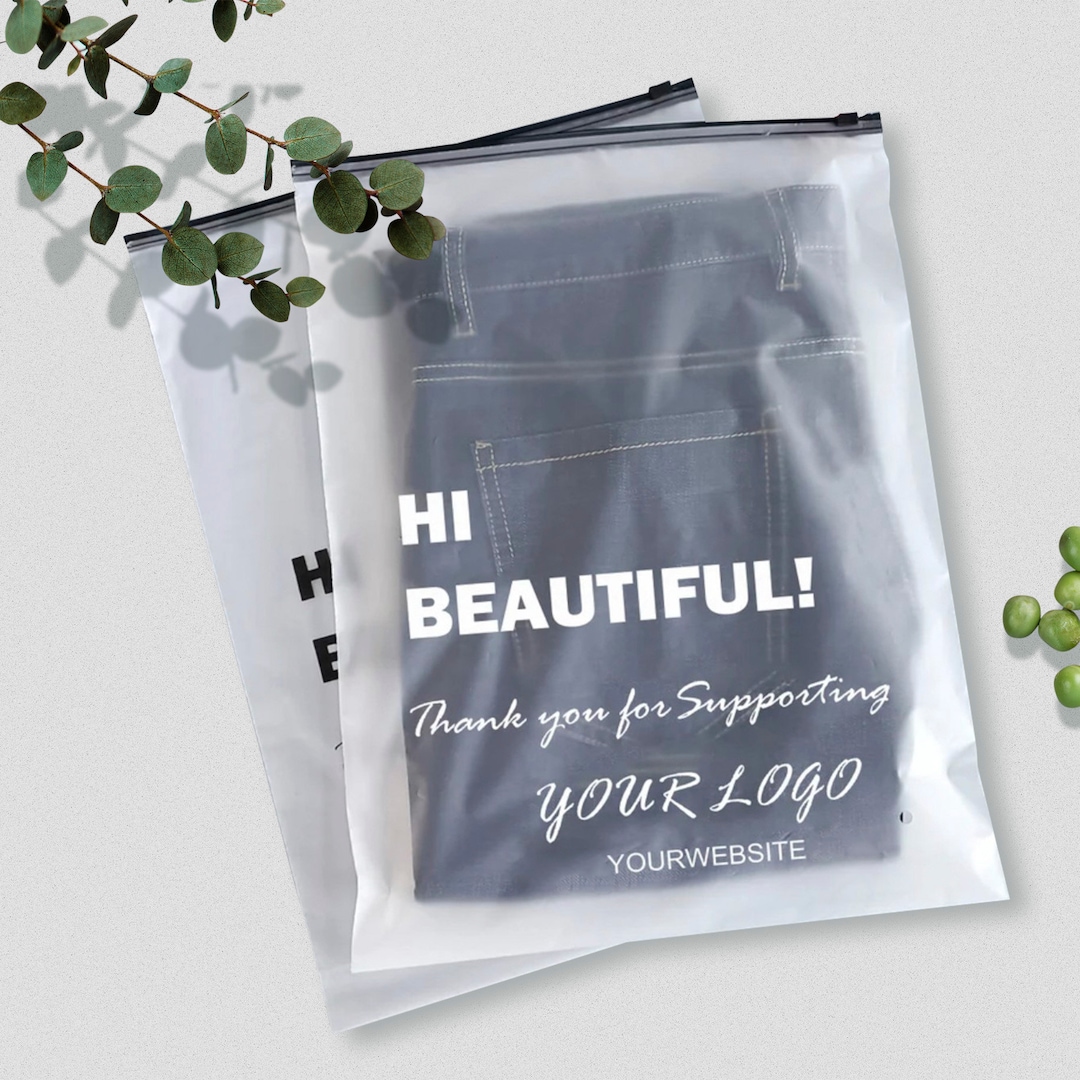 Custom High Quality Zipper Bag for Packing Clothes, Clear Zipper Bag ...