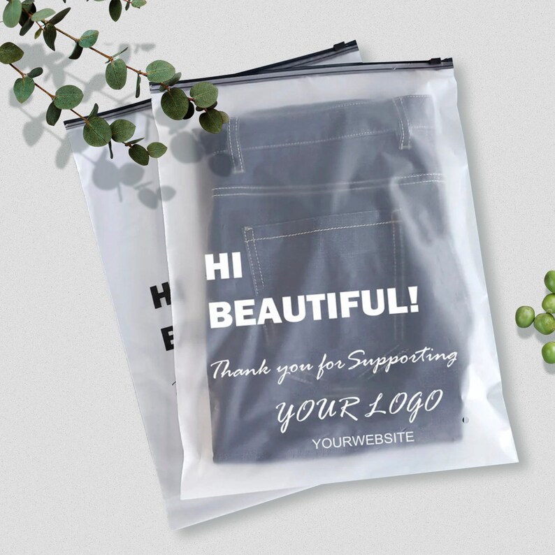 Custom High Quality Zipper Bag for Packing Clothes, Clear Ziplock Bag ...
