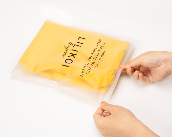 Custom Matte Zipper Bags With Logo Printed,packing Bags for Clothing ...