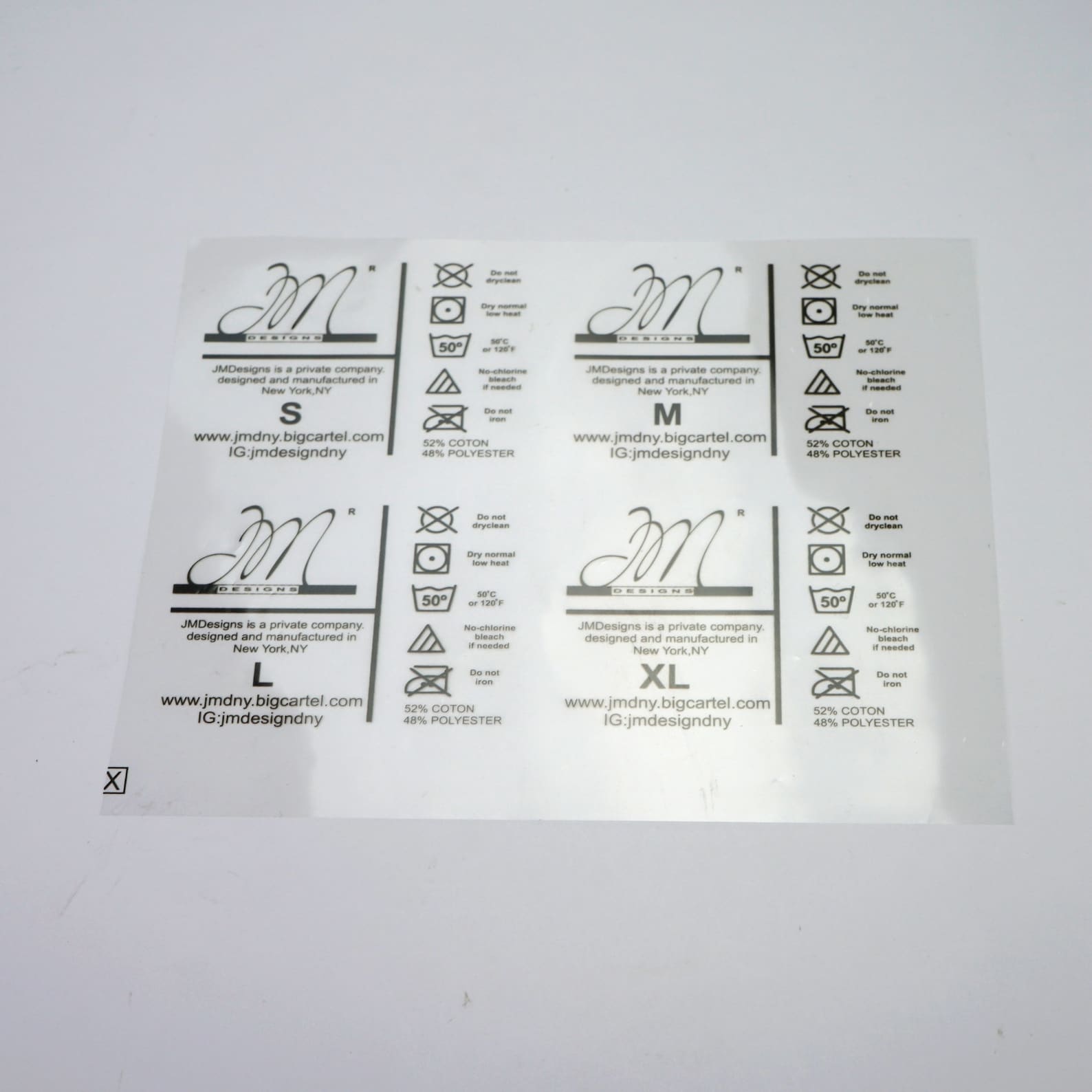 250pcs Heat Transfer Label, Tagless Heat Transfer Labels, Heat Applied ...