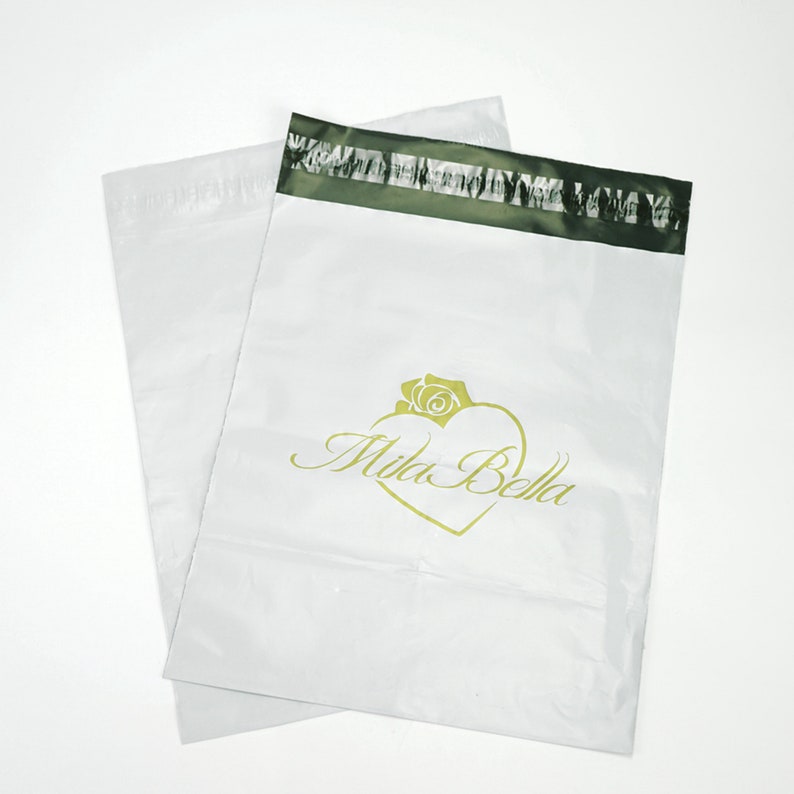 300pcs Custom 11"x17" Poly Mailers, Gift Shipping Bags, Custom Logo ...