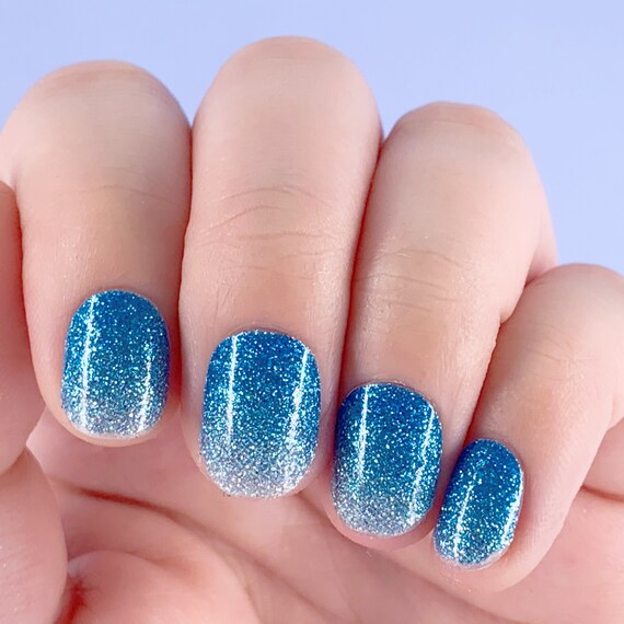 Ocean Ombre Nails