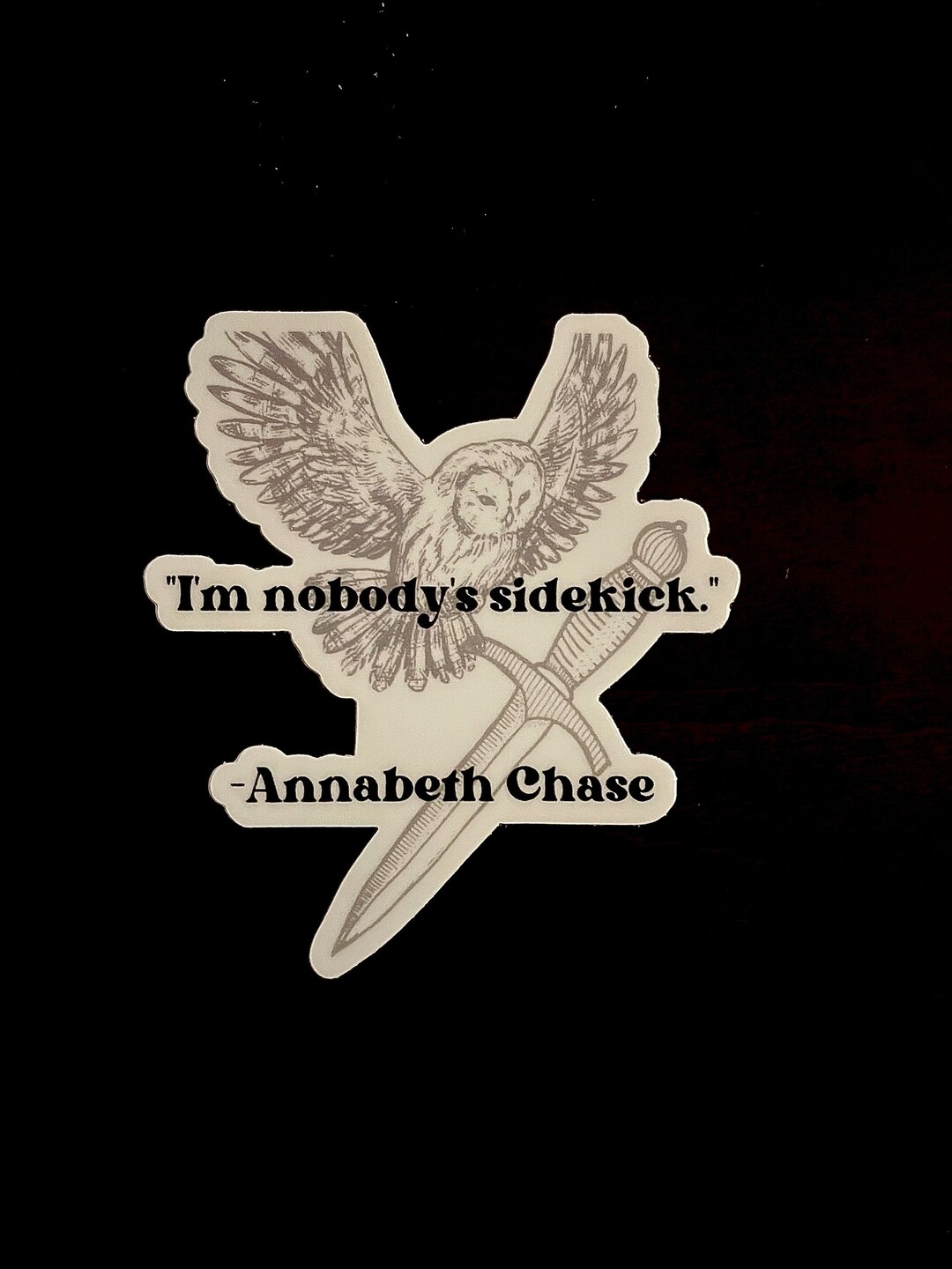 Nobodys Sidekick Sticker - Etsy