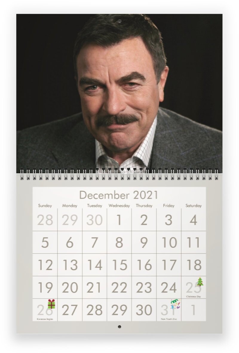Tom Selleck 2022 Calendar