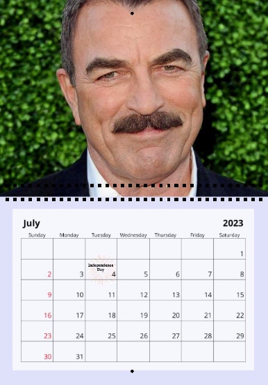 Tom Selleck 2022 Calendar