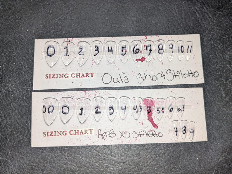 Sizing Kit for Half Moon Manicure Press-ons - Etsy