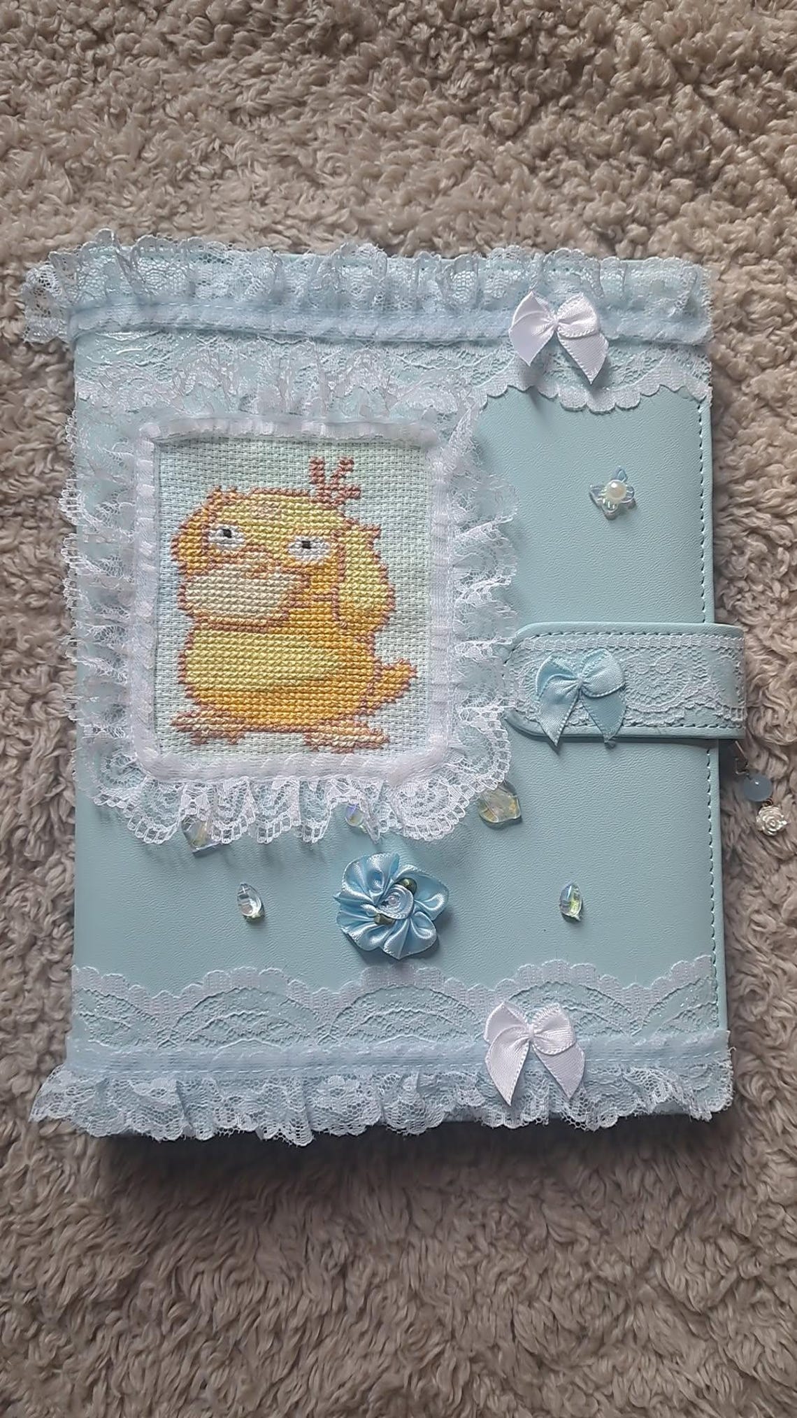 Psyduck Cross Stitch Binder - Etsy