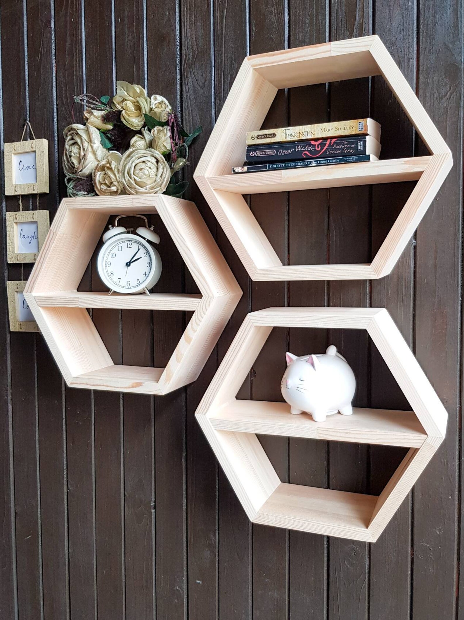 Hexagon Set of 3/large Hexagon Set of 3/medium Hexagon Set/a - Etsy