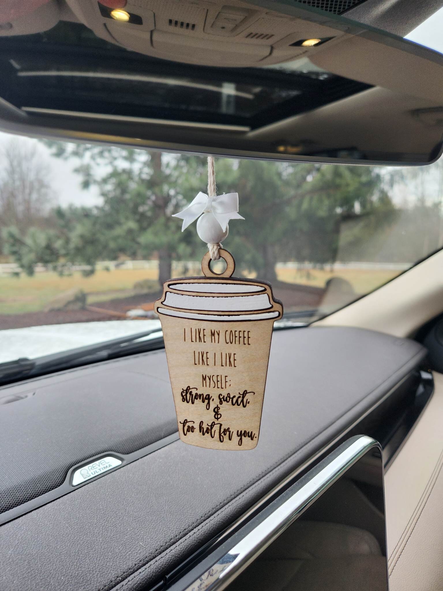 Coffee Cup Car Charms - Etsy