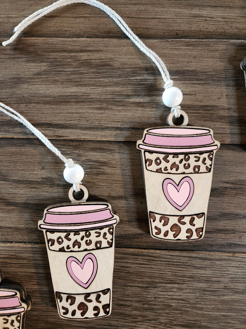Coffee Cup Car Charms - Etsy
