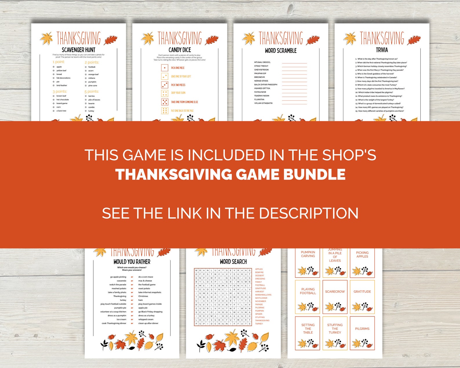 Thanksgiving Candy Dice Game, a Fun Thanksgiving Game for Family Game ...