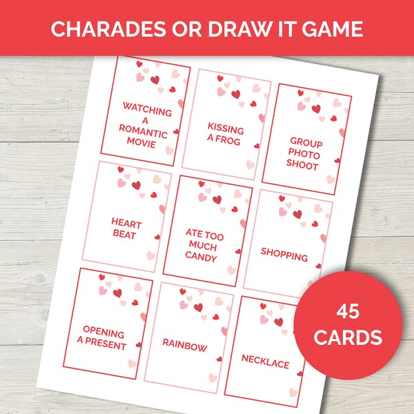 Girls Night Charades - Etsy