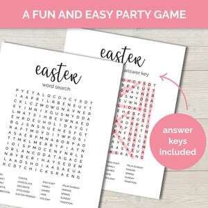 Set of 5 Spring Themed Word Search Puzzles, Printable Game Bundle ...
