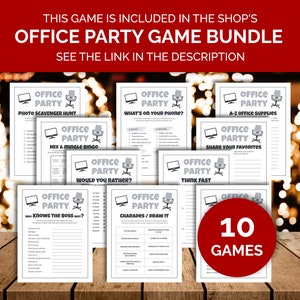 Printable Office Mix and Mingle Bingo Game to Play at a - Etsy