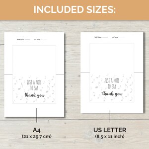 Printable Music Note Thank You Card, Teacher Appreciation, Music ...