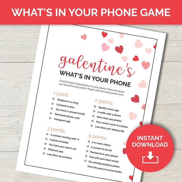 Whats on Your Phone Game - Etsy