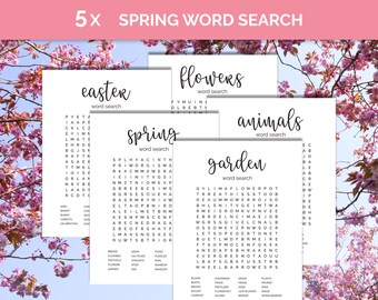 Easter Word Search - Etsy